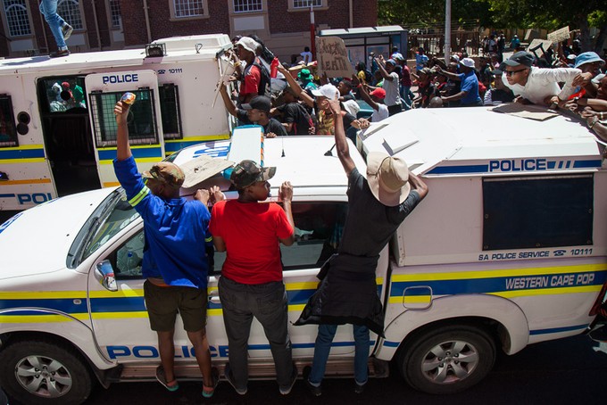 In Photos: a day of protest at Parliament | GroundUp