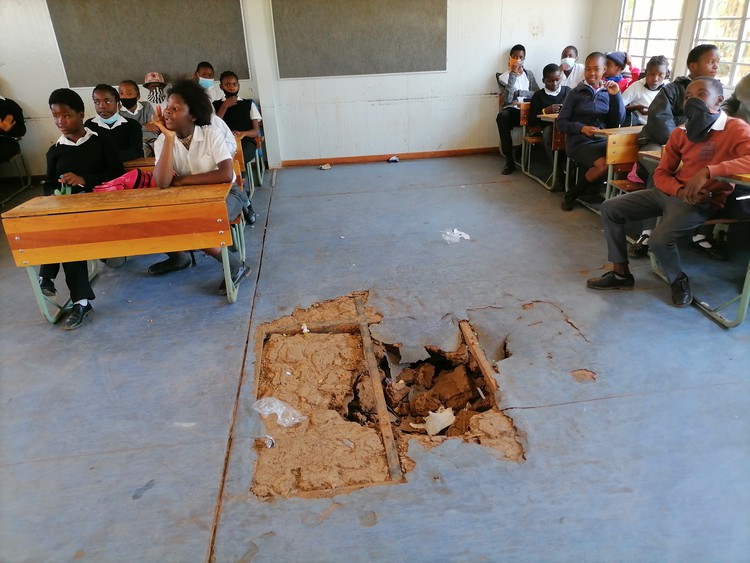 Education department promises to fix “falling apart” school, but ...