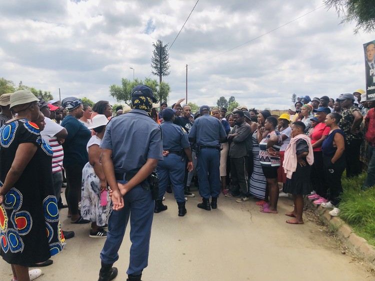 Homeowners protest after City Power tackles illegal connections | GroundUp