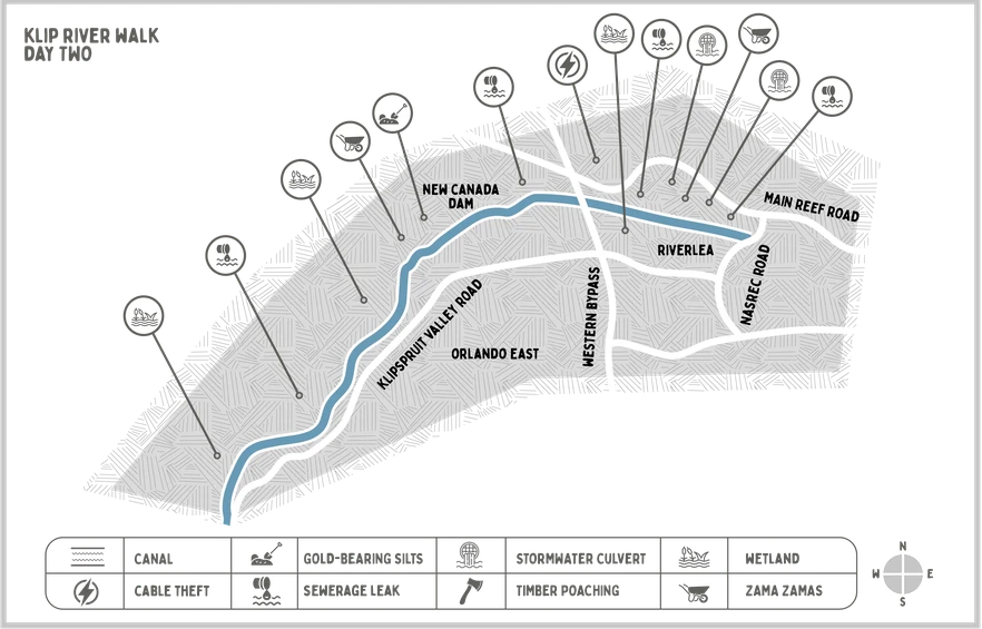 Walking Joburg’s biggest baddest river: boerboels and cable thieves ...