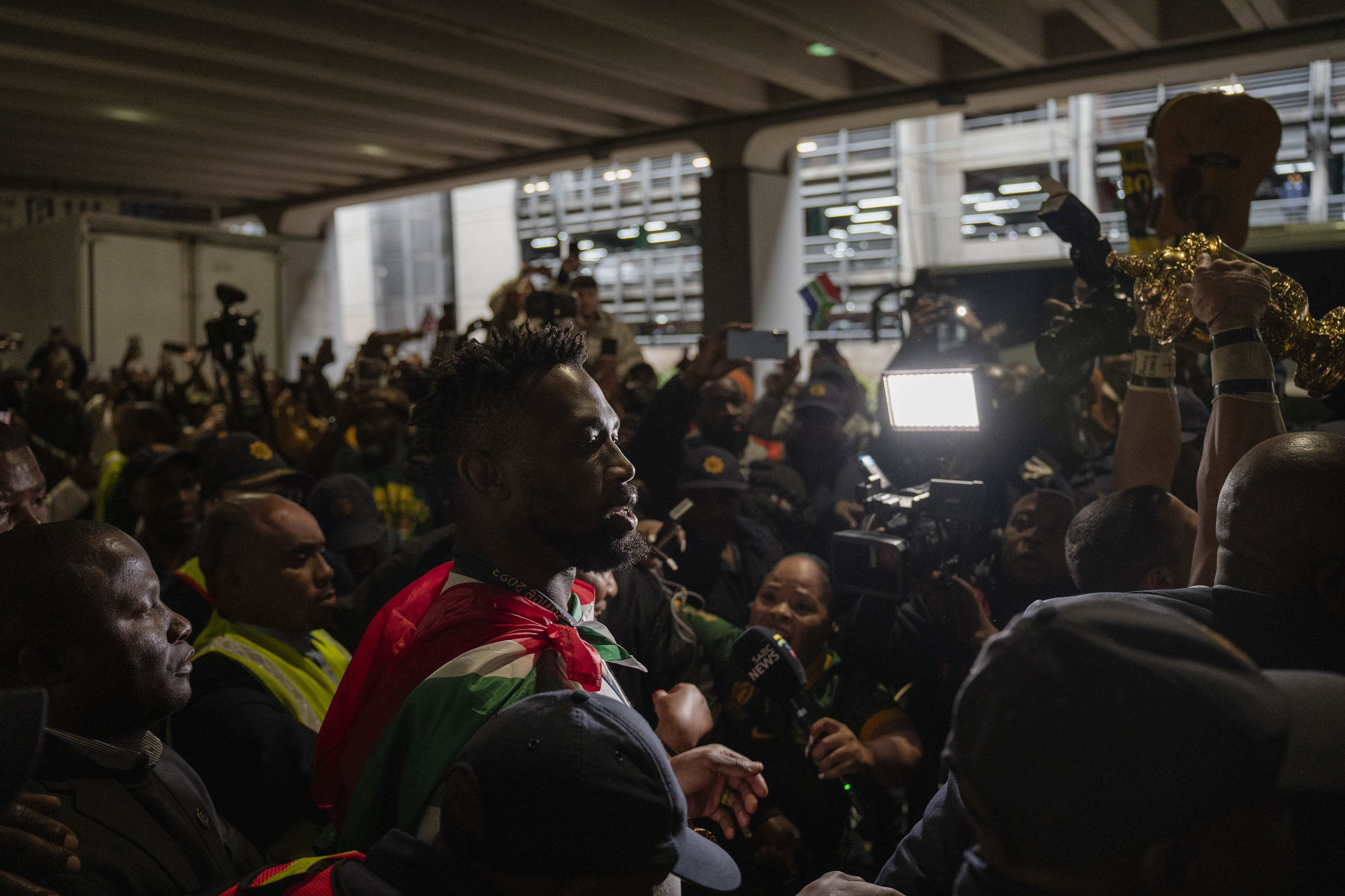In photos: Springboks arrive home | GroundUp
