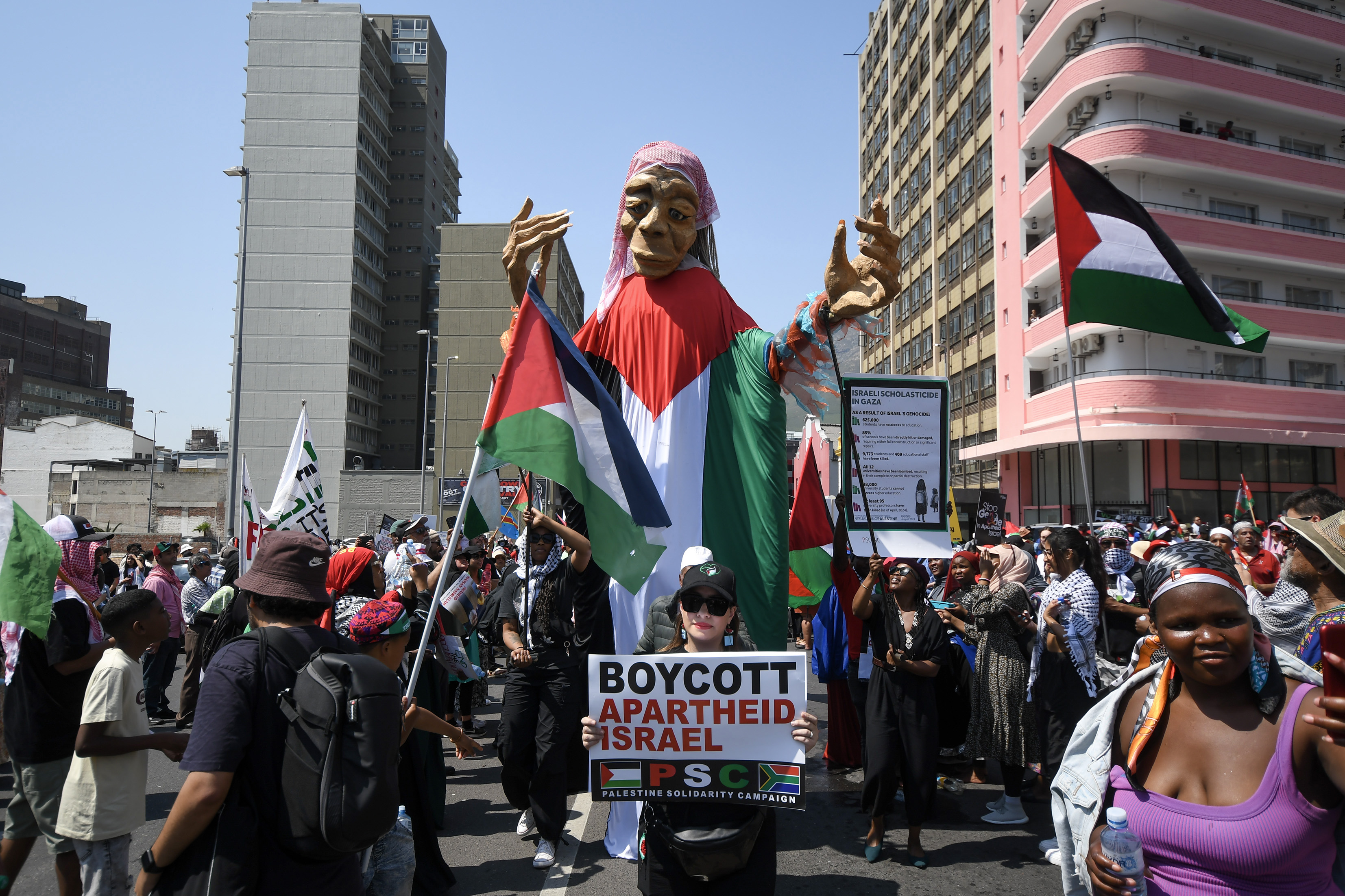 Thousands in Cape Town and Johannesburg protest against Israel’s year ...